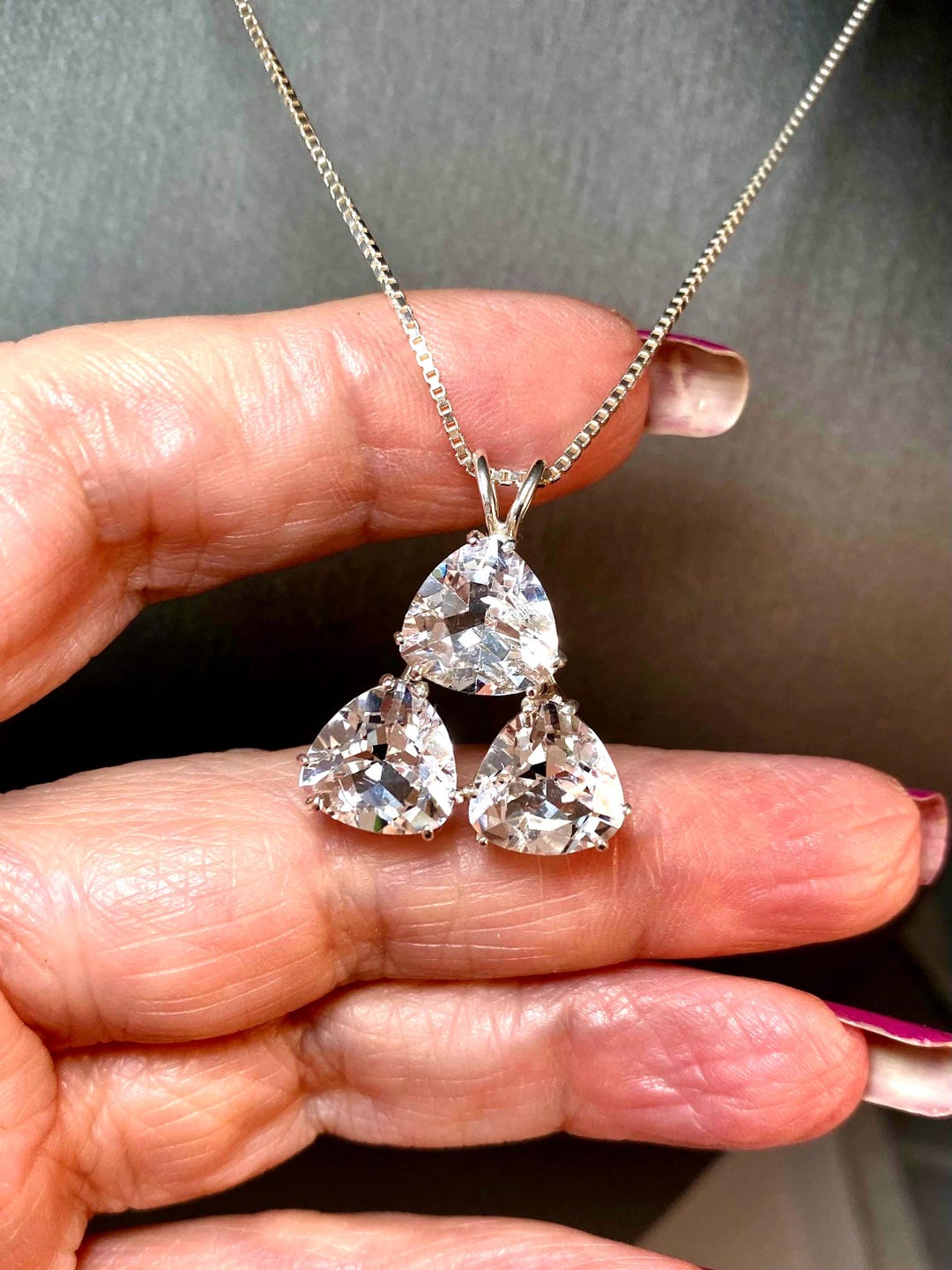 Council of Light! Danburite & Lemurian Seed Crystal Sterling Silver ...