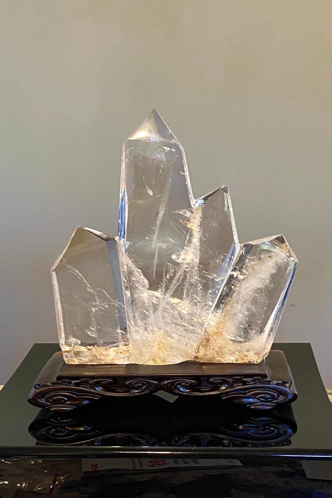 Beings of Light/ Soul Family Quartz Cluster Towers W/ Golden Healer ...