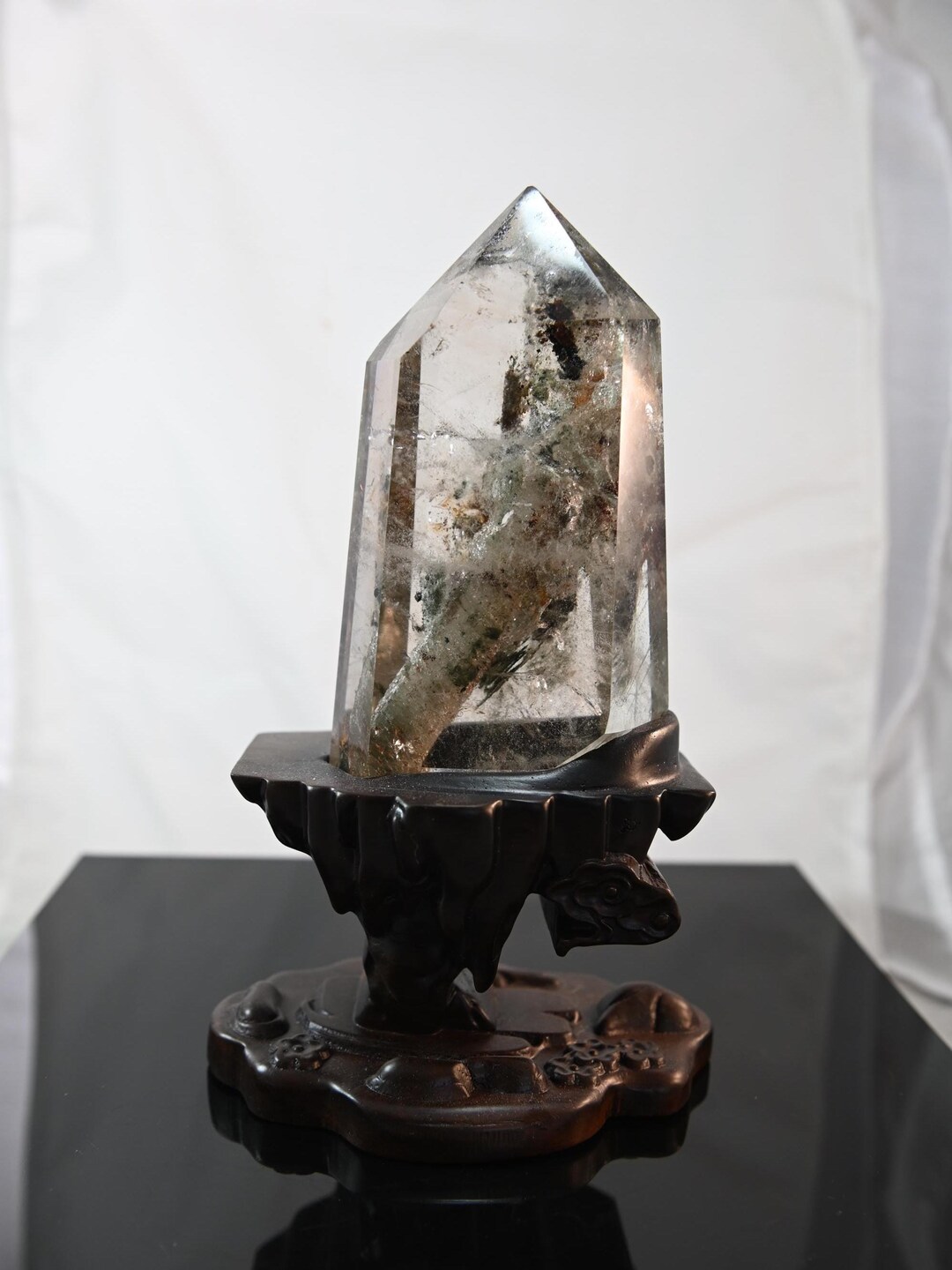 Chlorite Garden Quartz Tower Altar Stone - Etsy