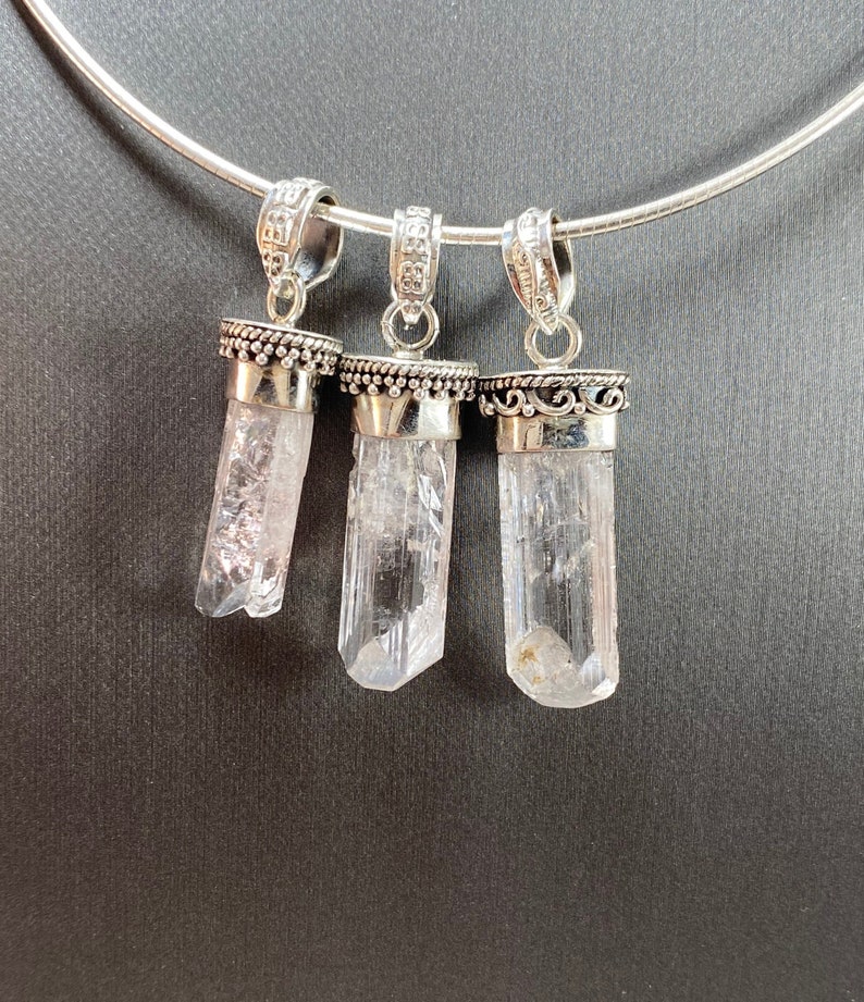 Synergy 12 Beautiful Danburite Pendant Sterling Silver With - Etsy