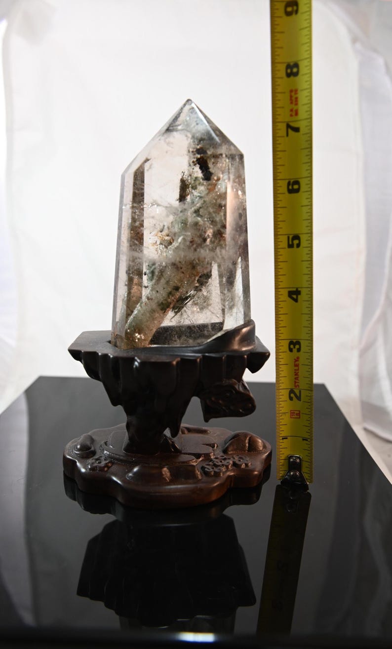 Chlorite Garden Quartz Tower Altar Stone - Etsy