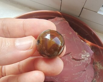 A Natural Chinese Fighting Blood Agate/warring States Red Agate Bead ...