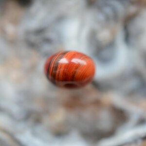 A Hand Carved Chinese Fighting Blood Agate/warring States Agate Bead ...