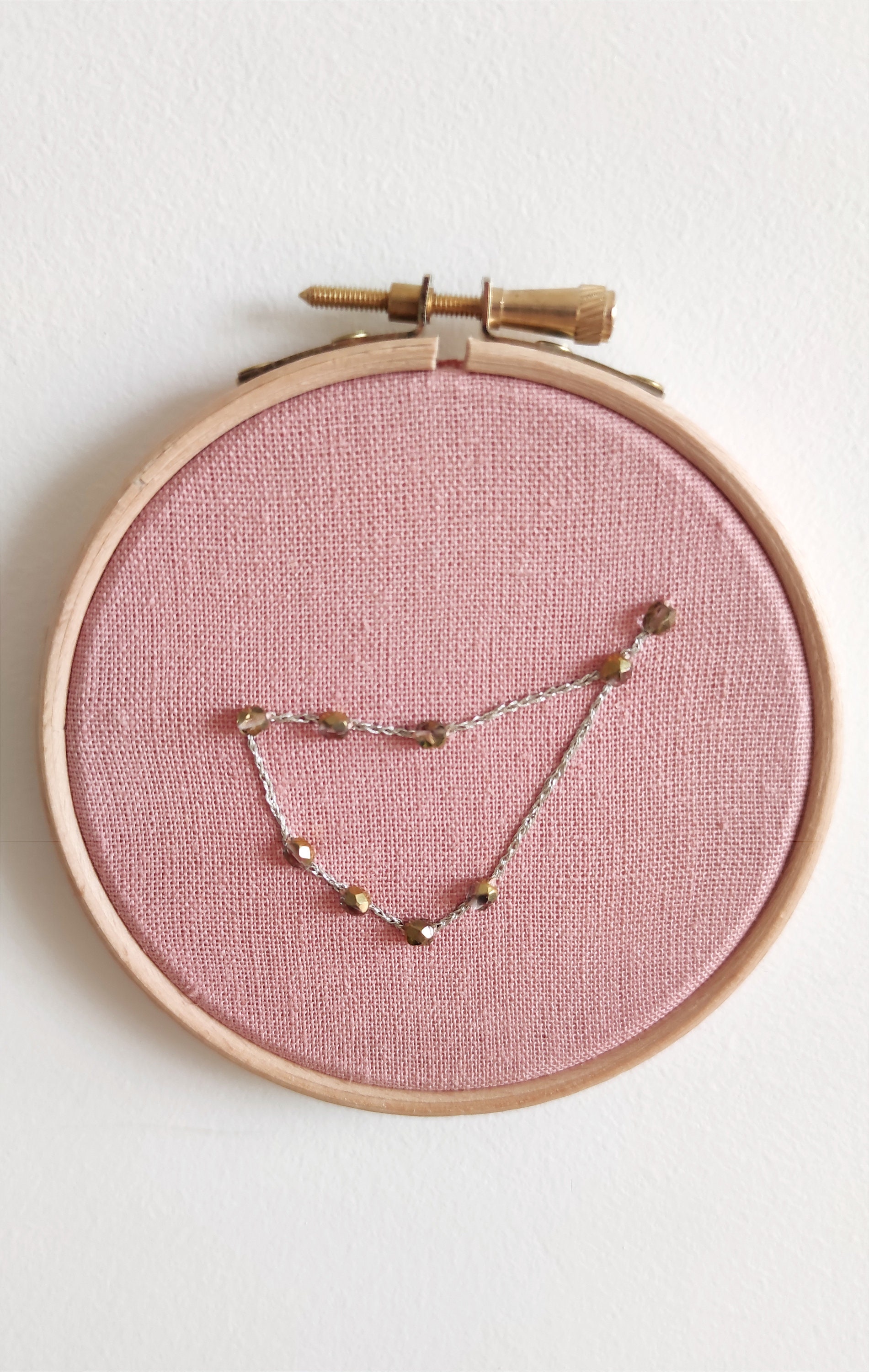 Zodiac Constellations Wall Embroidery - Aries Taurus Gemini Cancer Leo ...