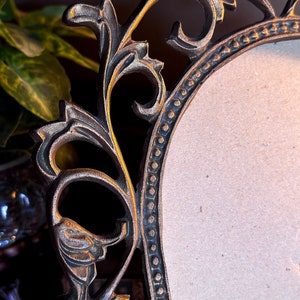 Vintage Terragraphics Victorian Style Large Metal Floral Scroll Frame ...