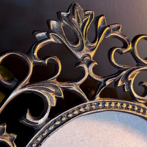 Vintage Terragraphics Victorian Style Large Metal Floral Scroll Frame ...