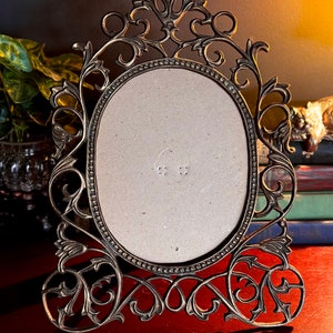 Vintage Terragraphics Victorian Style Large Metal Floral Scroll Frame ...