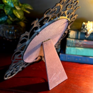 Vintage Terragraphics Victorian Style Large Metal Floral Scroll Frame ...