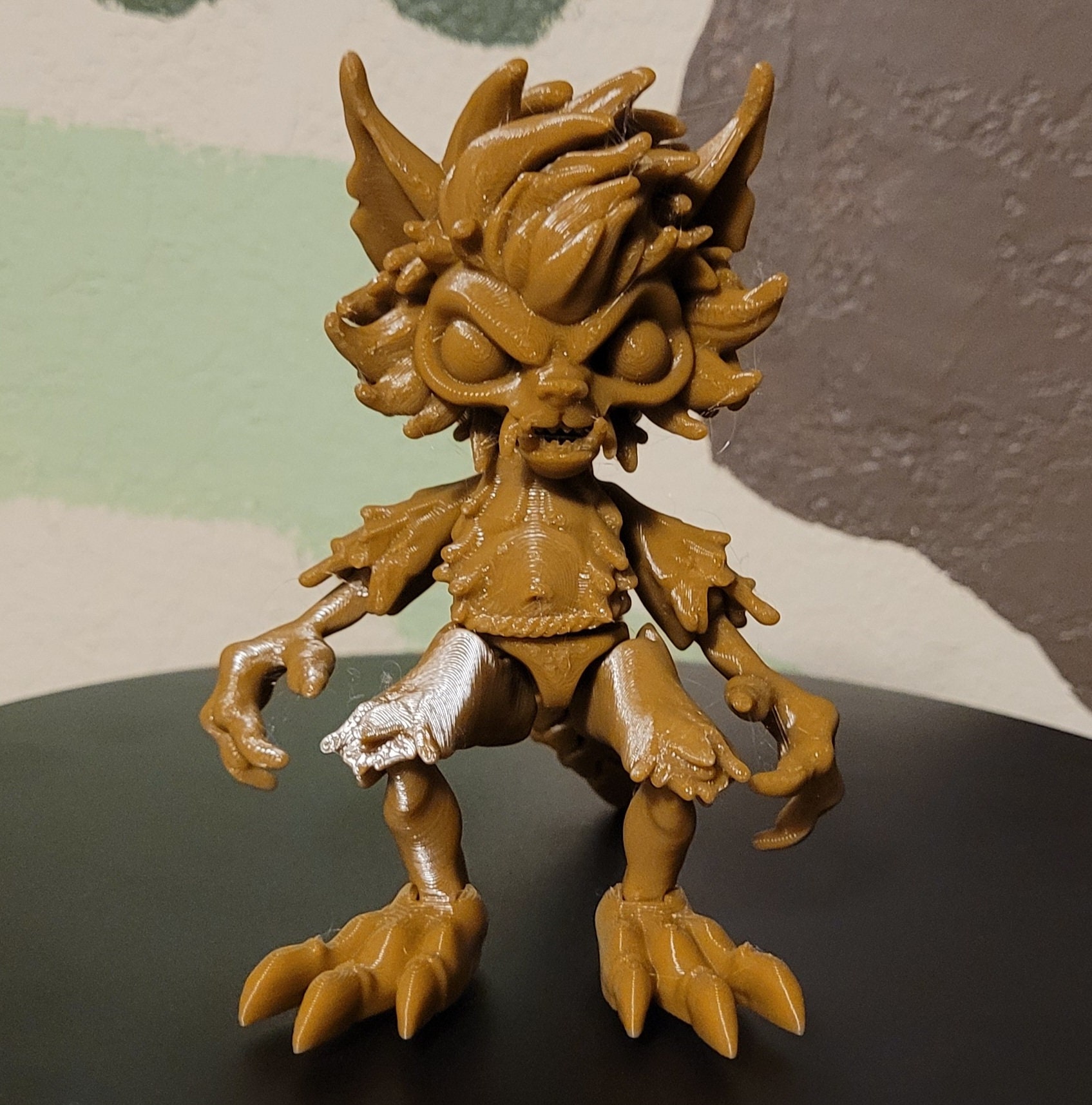 Werewolf Articulated Cryptid Fidget Figure - Etsy