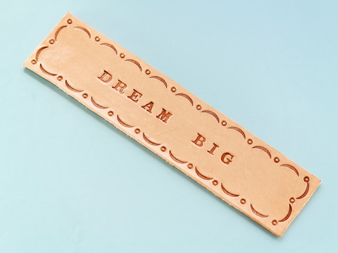 Leather Bookmark Dream Big Bookmark, Inspirational Bookmarks ...