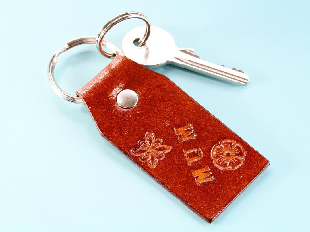 Mum Leather Keyring, Mother's Day Gift Mum Key Ring, Birthday Gift For ...