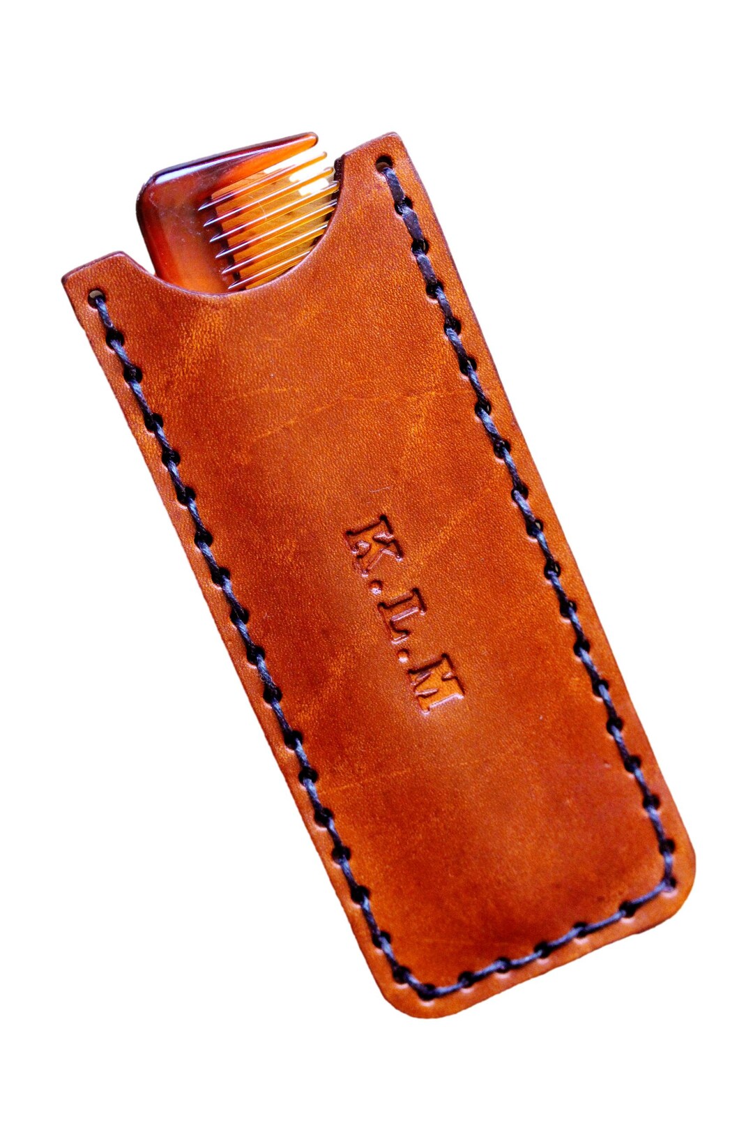 Personalized Leather Comb Case Handmade Name Comb Case - Etsy UK