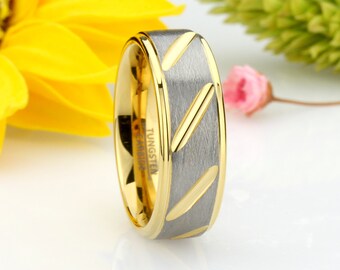 Notched Wedding Band - Etsy