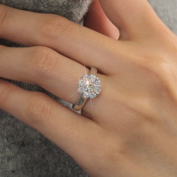Platinum promise rings for her store