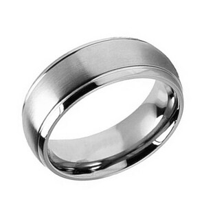 Custom Engraved Personalized Ring 8mm Titanium Band Titanium - Etsy