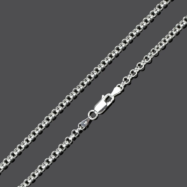 Rolo Chain Silver - Etsy