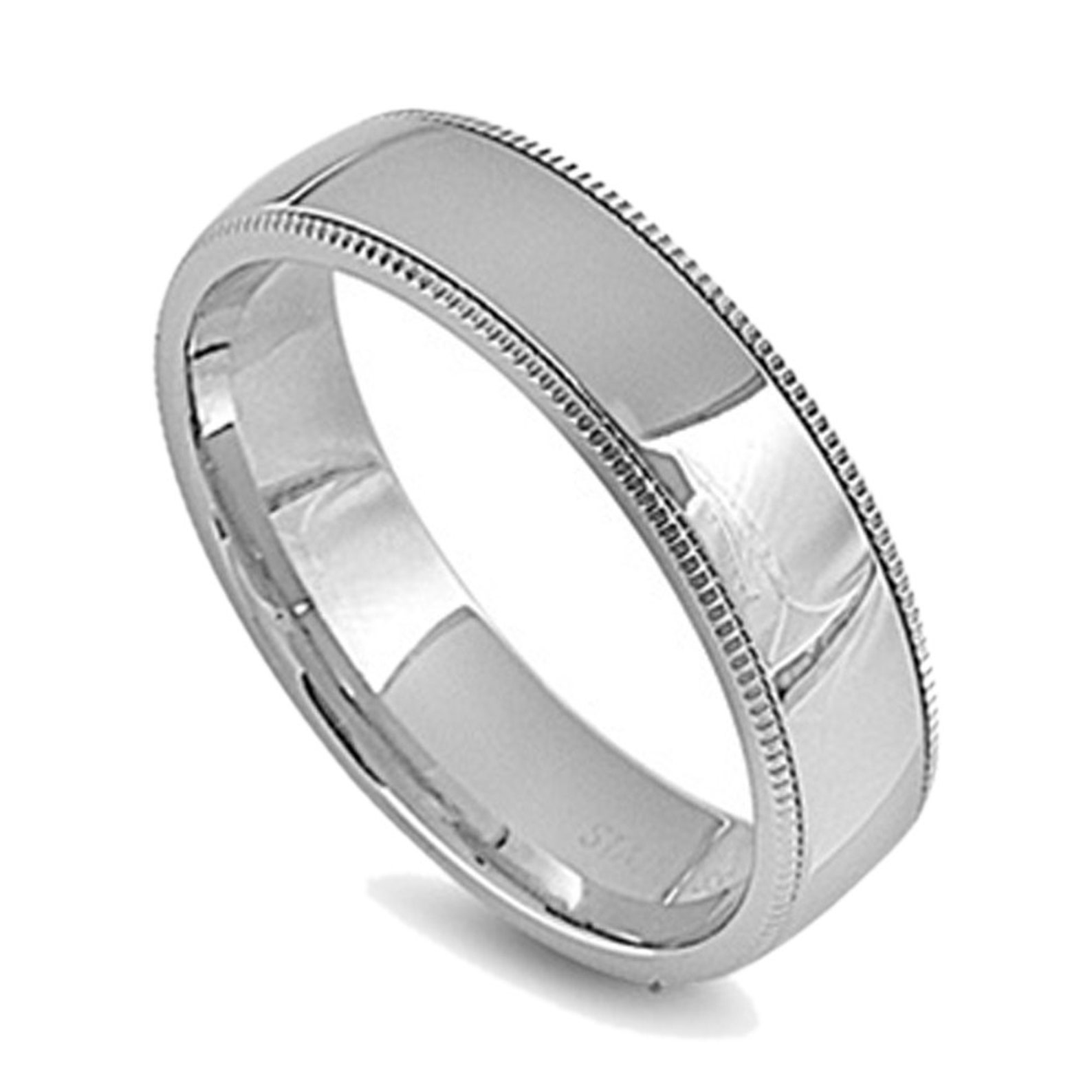 Custom Engraving Men Women 6MM Stainless Steel Ring Comfort - Etsy