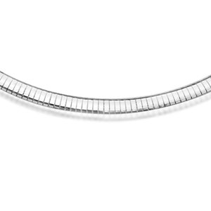 3mm 6mm 8mm OMEGA Chain Solid Sterling Silver Chain - Etsy