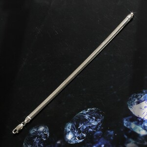 3mm, 6mm, 8mm OMEGA Chain, Solid Sterling Silver Chain Necklace, High ...