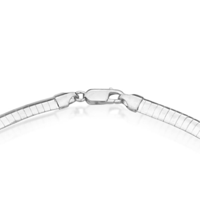 Collier OMEGA 3mm Collier en argent sterling femmes hommes - Etsy France