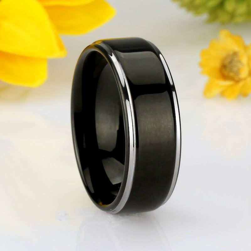 Black Ring - Etsy