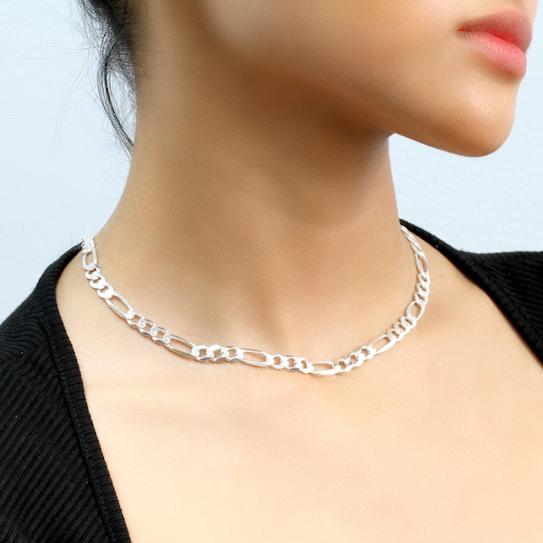 Long Silver Necklace - Etsy