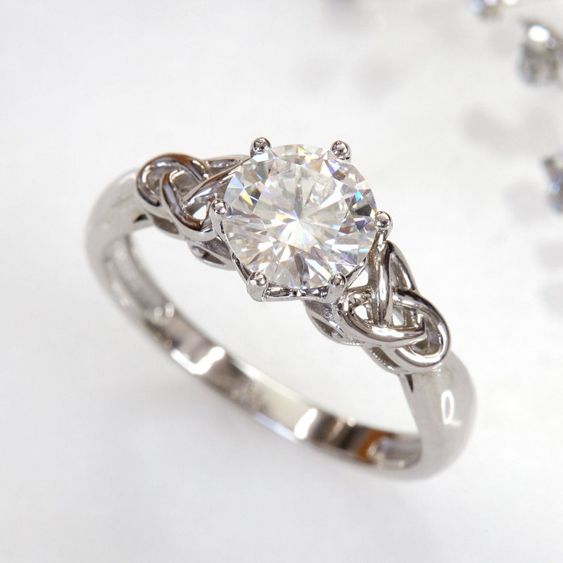 Celtic Engagement Ring - Etsy
