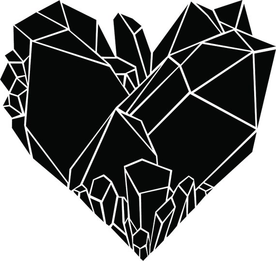 Crystal Heart - Etsy