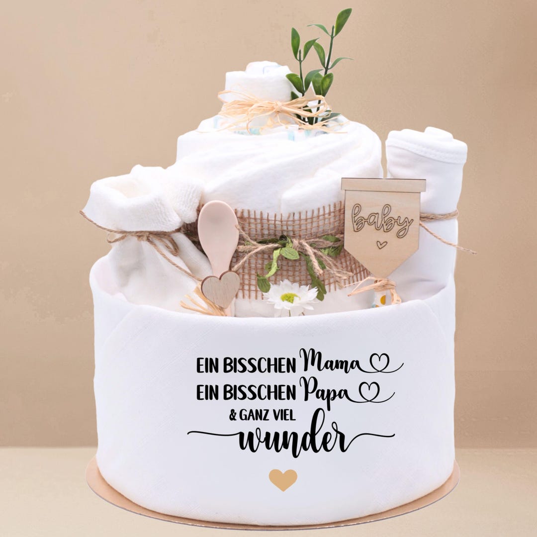 Diaper Cake a Little Bit of Mom, a Little Bit of Dad and a Whole Lot of ...