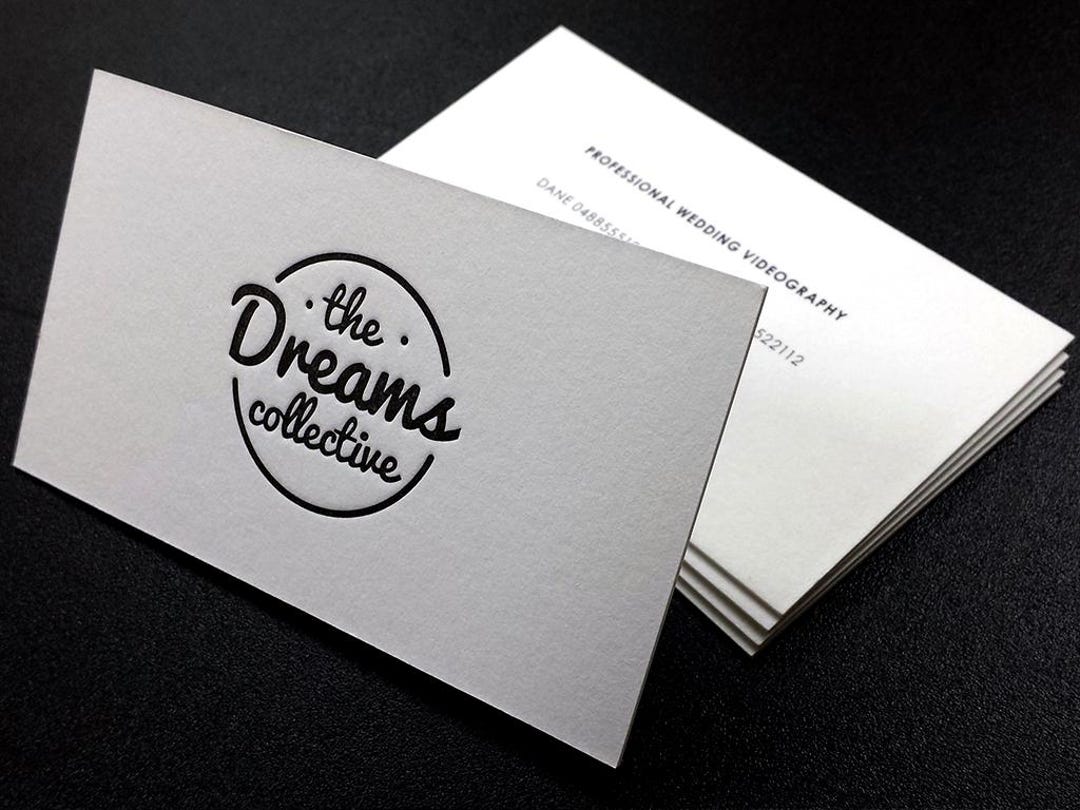 Letterpress Business Cards, Calling Cards, Custom Design - Etsy