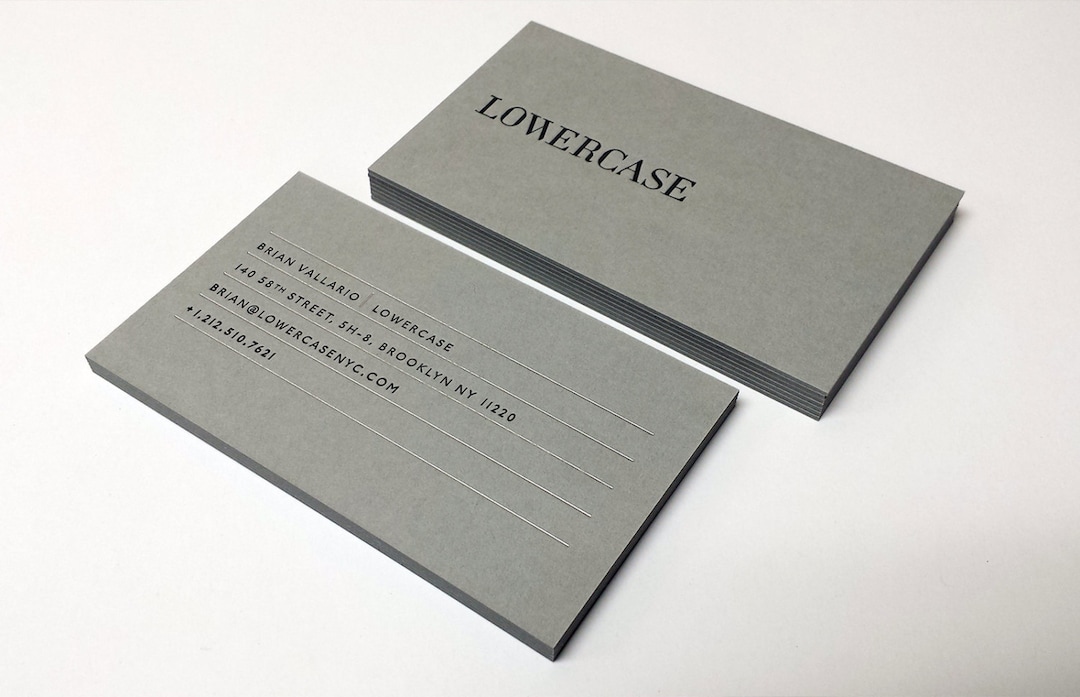 Letterpress Business Cards, Calling Cards, Custom Design Letterpress ...