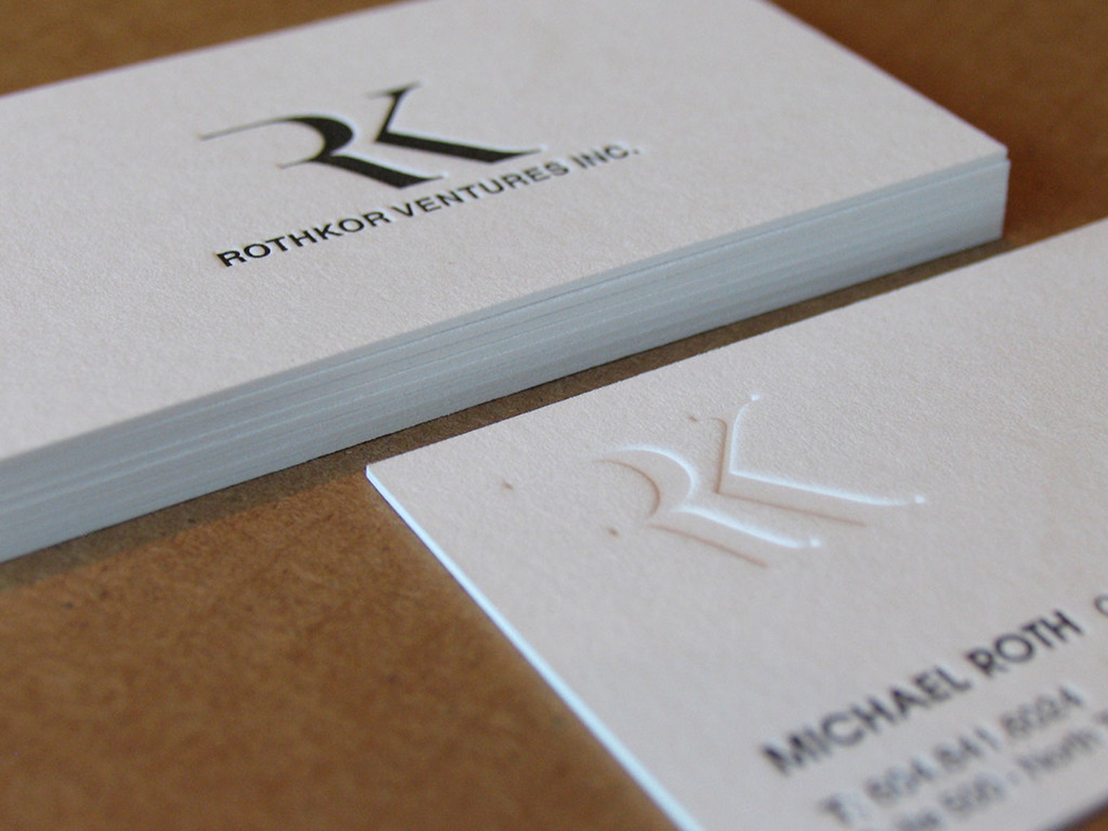 Letterpress Business Cards, Calling Cards, Custom Design, Blind ...