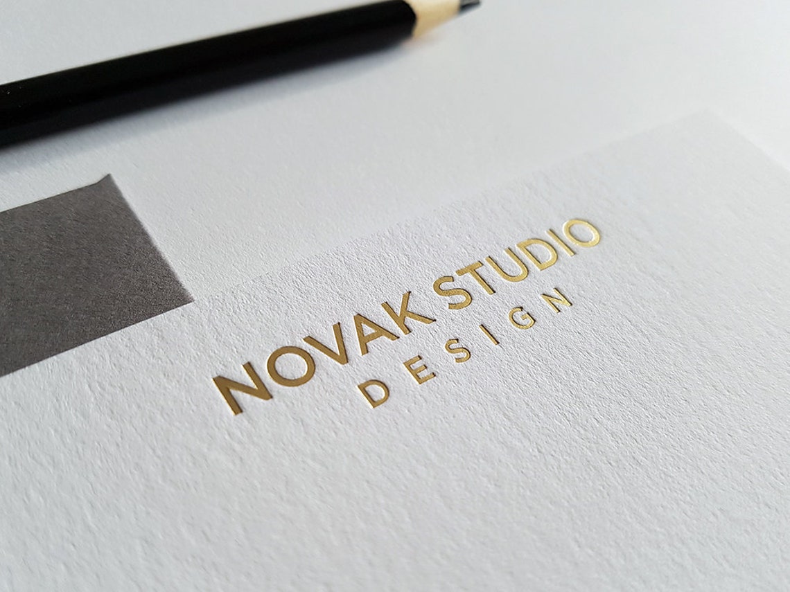 Personalized Gold Foil Note Cards | Etsy