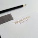 Personalized Gold Foil Note Cards - Etsy