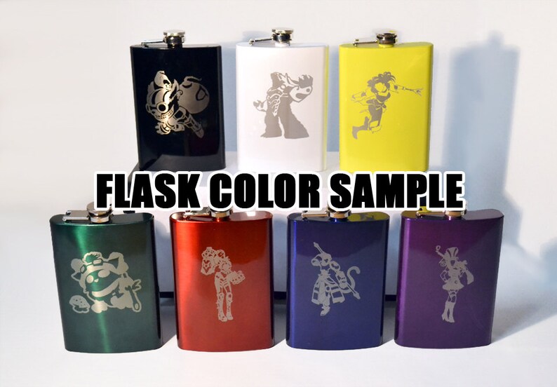 Pokemon Evolution 8oz Flask CHOOSE ONE EVOLUTION - Etsy Australia