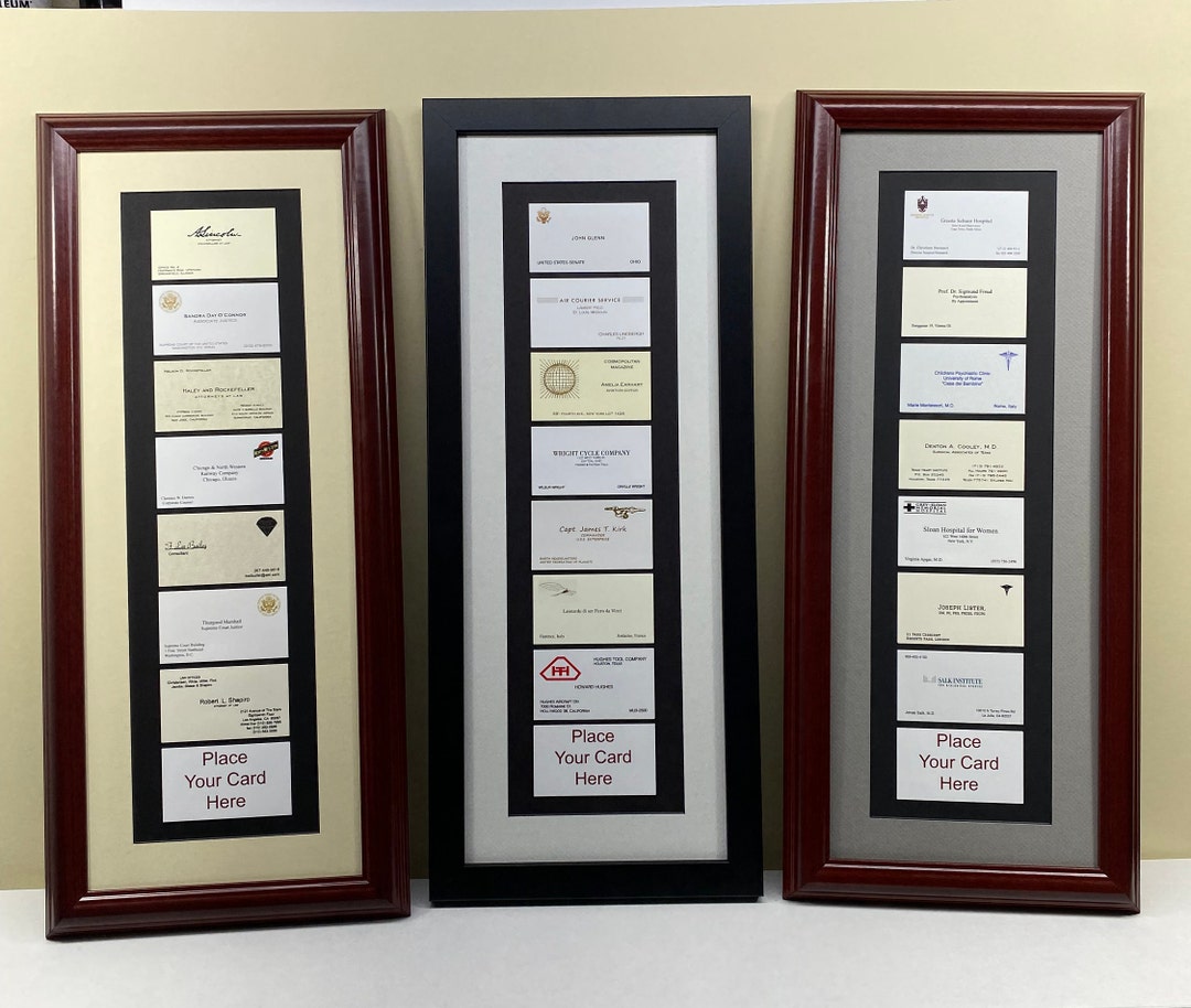 Personalized Famous Lawyers Frame With Business Card Slot - Legal ...