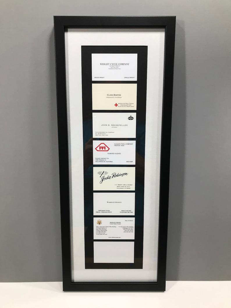 Father's Day, Framed Business Card Display, Office Wall Art ...