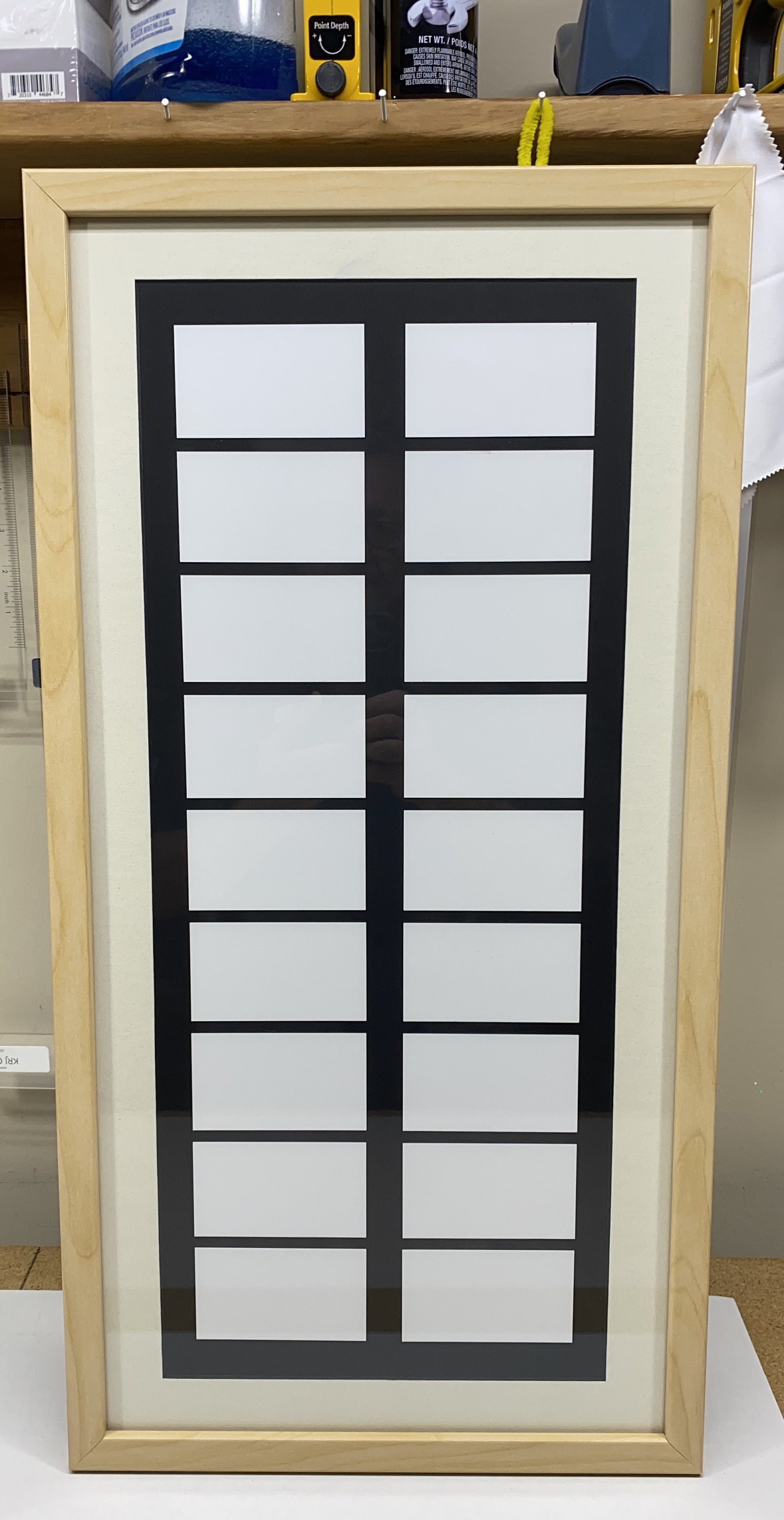 Personalized Career Timeline Display: Business Card Holder ...