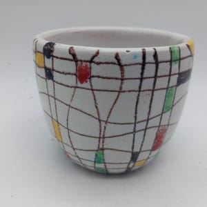 Bitossi Mondrian Plant Pot Ceramic 50s/60s Alla Moda Design ...