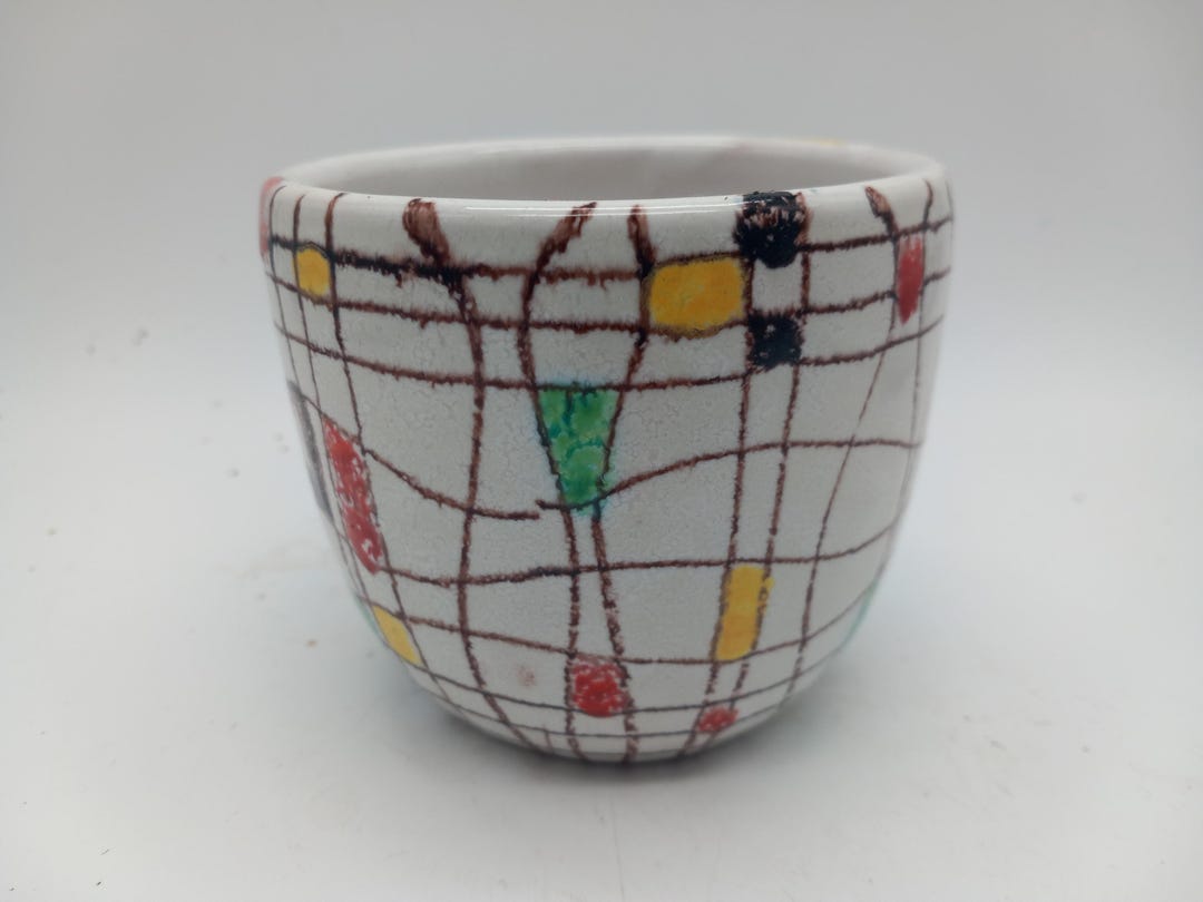 Bitossi Mondrian Plant Pot Ceramic 50s/60s Alla Moda Design ...