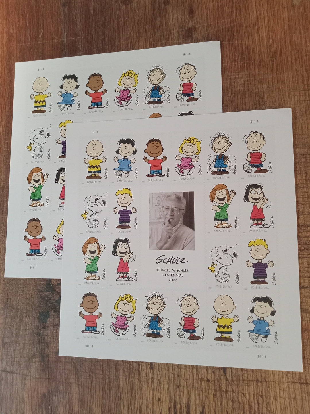 Beautiful Lot of 40 Charlie Brown Peanuts Stamps 2022 - Etsy