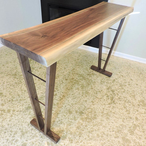 Live Edge Bar Table - Etsy