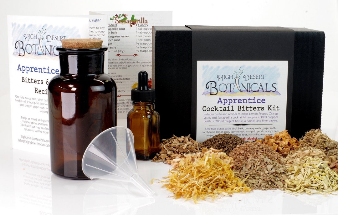 Apprentice Cocktail Bitters Kit - Start Your Mixology Training Here - Etsy
