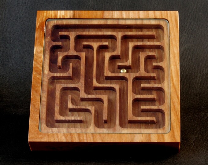 Mini Marble Maze Wooden Coaster - Etsy