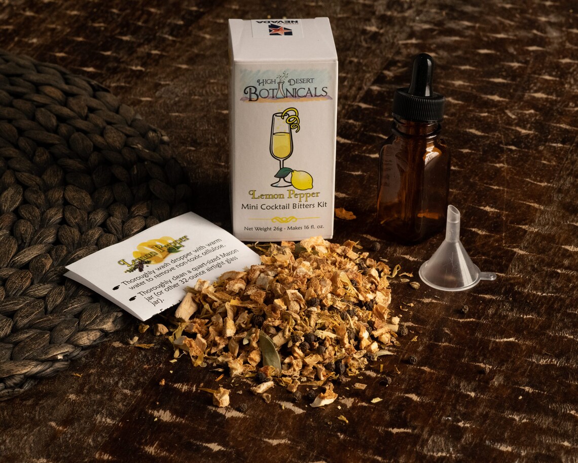 Set of 8 Mini Homemade Cocktail Bitters Kits Save 24% - Etsy