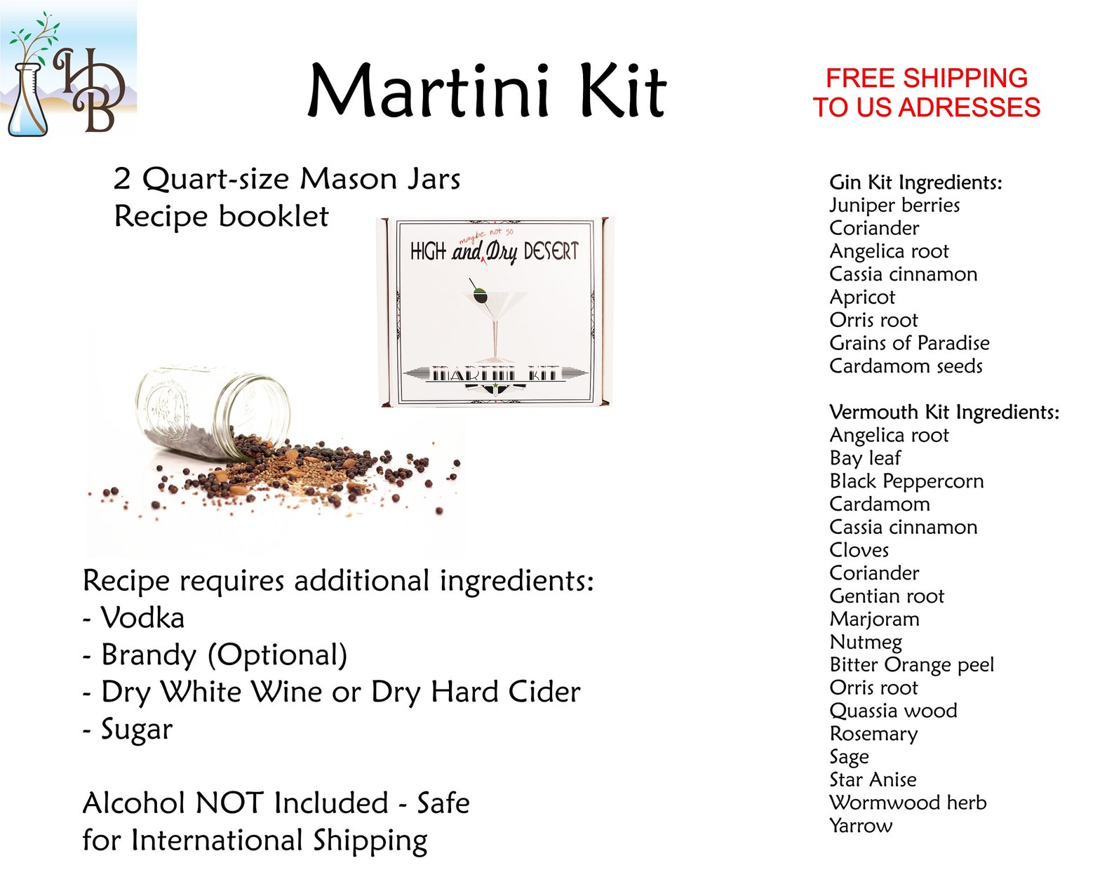 Martini Kit Makes 50 Hand-crafted Martinis - Etsy