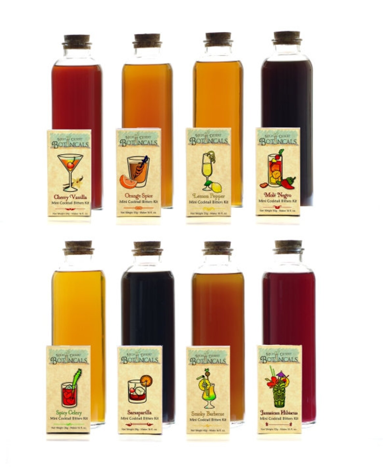 Set of 8 Mini Homemade Cocktail Bitters Kits - Save 24%! - Etsy