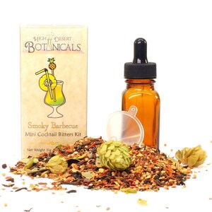 Smoky Barbecue Mini Homemade Cocktail Bitters Kit - Just Add Vodka to ...
