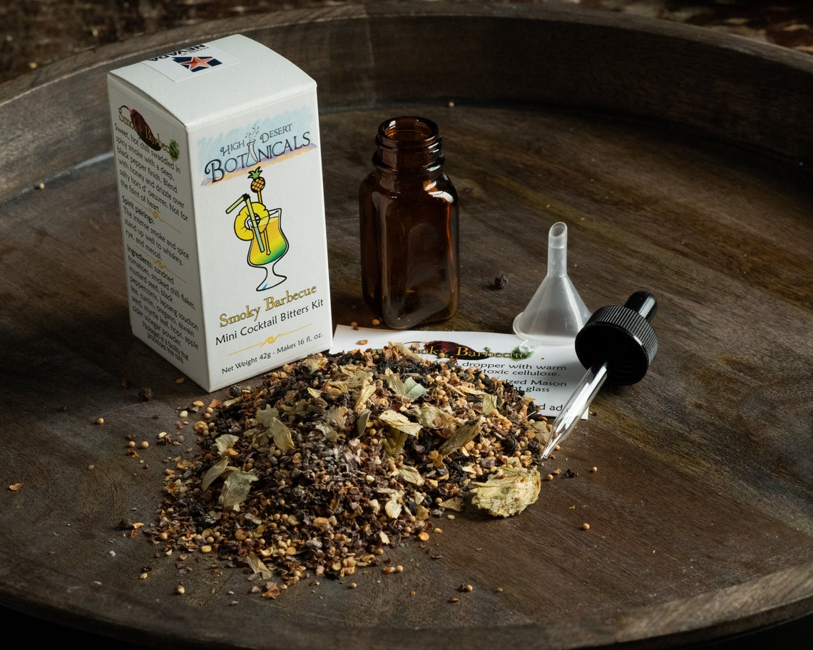 Set of 8 Mini Homemade Cocktail Bitters Kits Save 24% - Etsy