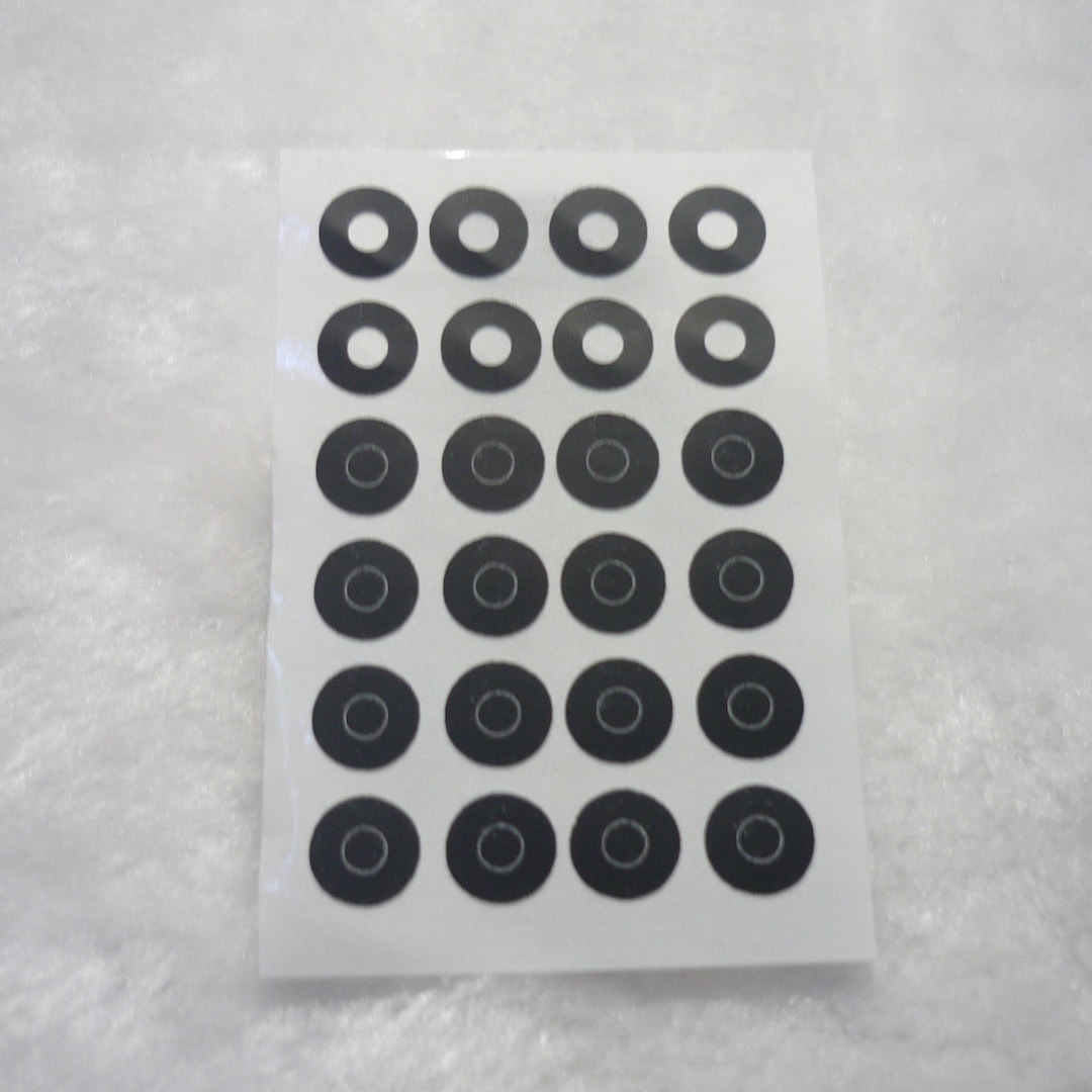 10mm Black & White Hole Reinforcer Stickers - Hang Tag Sticker - Etsy